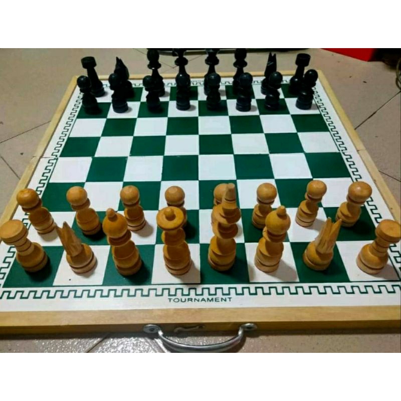 CHESS BOARD, TOURNAMENT, MEDIUM, PETITE, MALENGKE SIZE,SCRABBLE, GAME ...