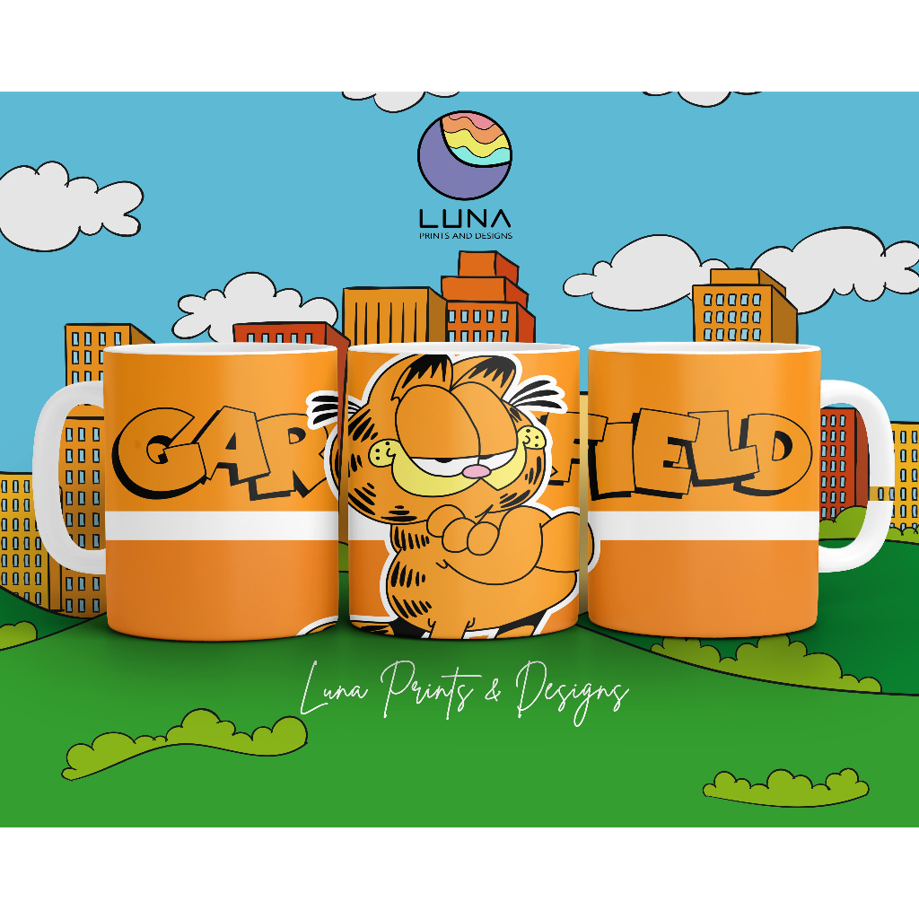 Garfield Ceramic Mug Collection - The Luna Merch | Shopee Philippines