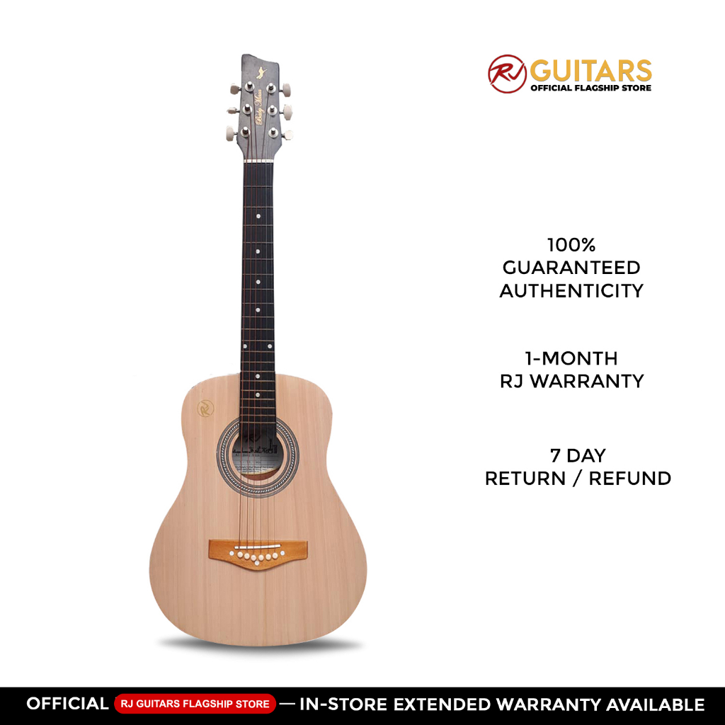 RJ Guitars - Baby Masa Acoustic Guitar 34inches | Shopee Philippines