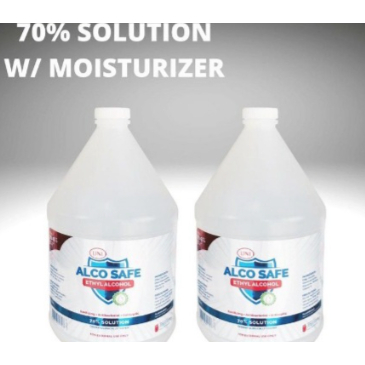 Per Gallon Alcohol - 3.2 LITERS ALCOSAFE/ PLUSCARE ETHYL ALCOHOL 70% ...