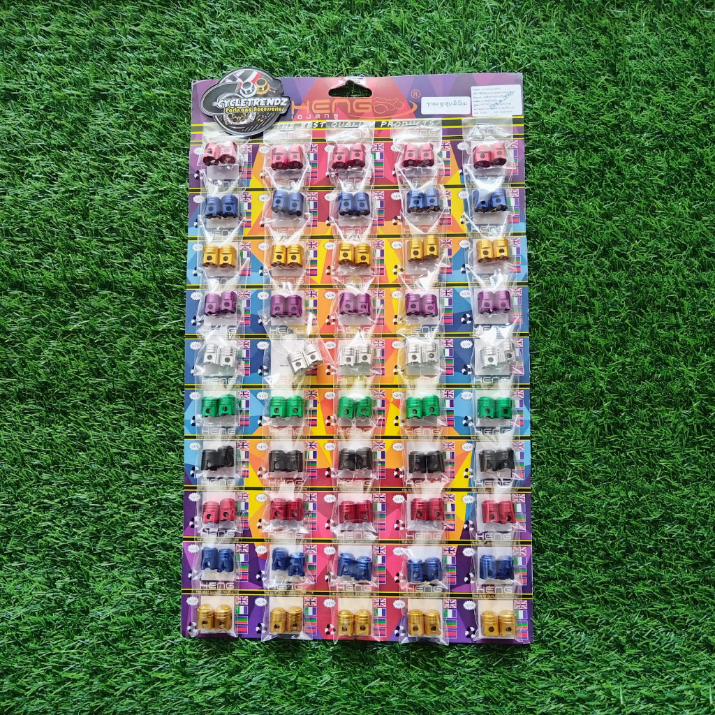 HENG TIRE VALVE CAPS (PISTON TYPE PAIR) | Shopee Philippines