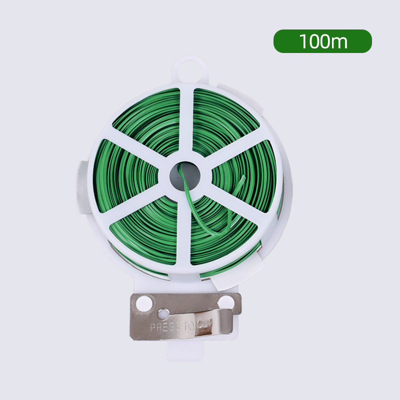 100M Garden Tie Wire With Cutter Twist Tie For Garden Vegetable Plants ...
