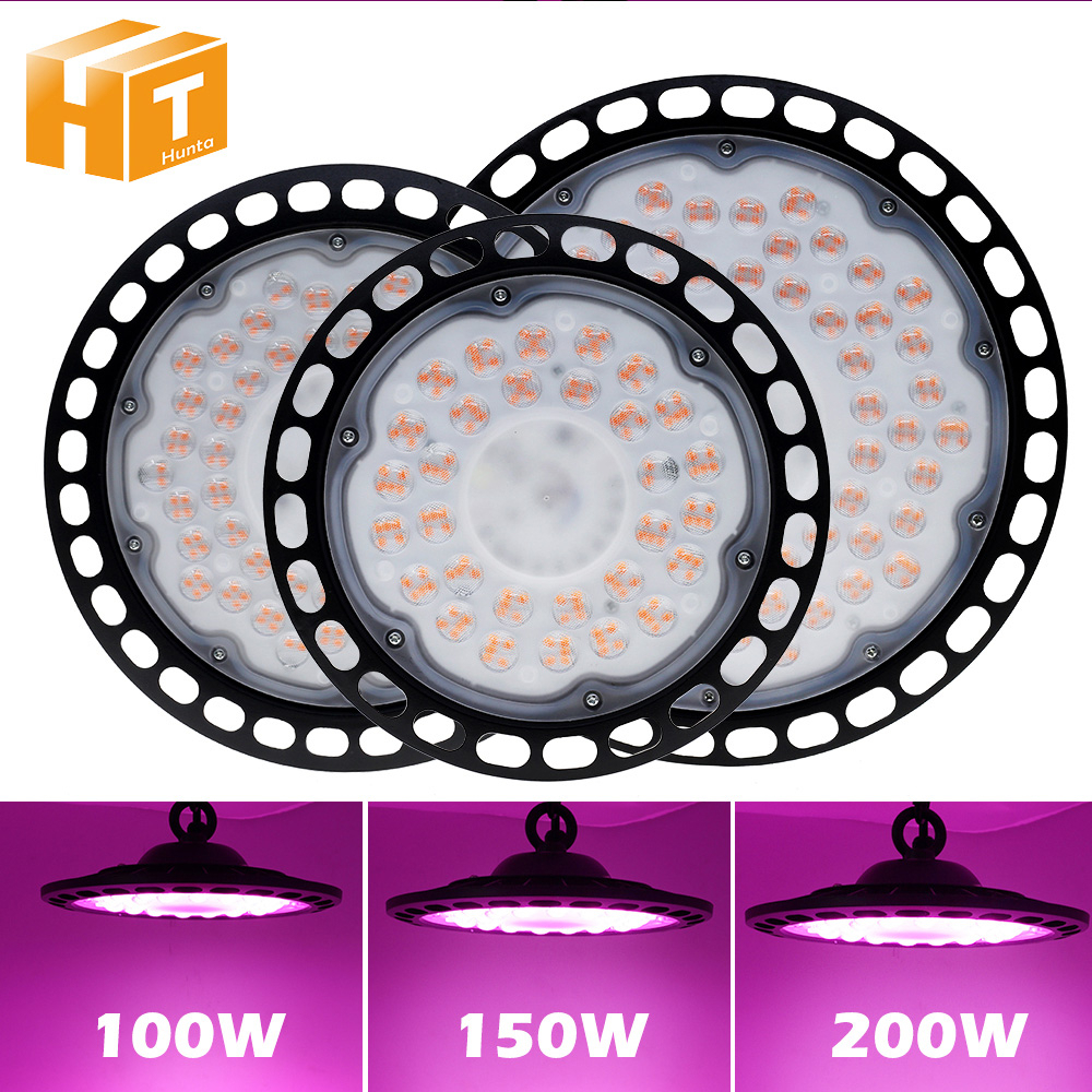 LED Grow Light 220V Full Spectrum 100W 150W 200W UFO Waterproof ...