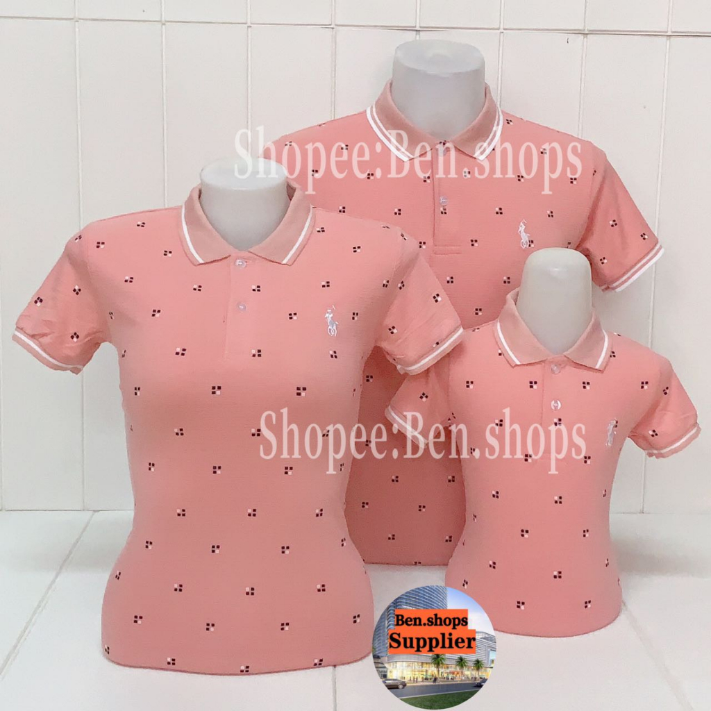 Domino fashion family couple polo shirt cotton SJKD CSJKD SJKF | Shopee ...