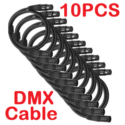 DMX Cable XLR male to XLR female mic cable (10pcs) | Shopee Philippines