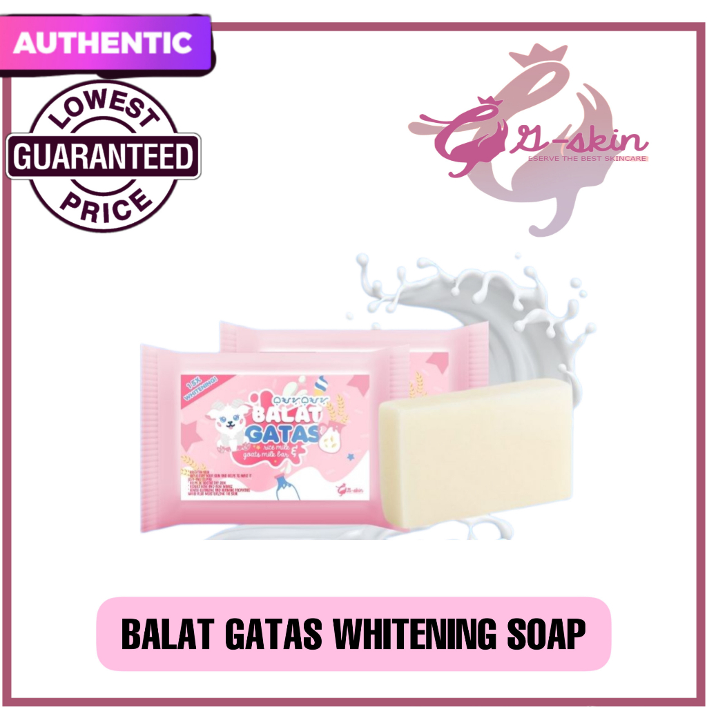 AUTHENTIC BALAT GATAS whitening soap | Shopee Philippines