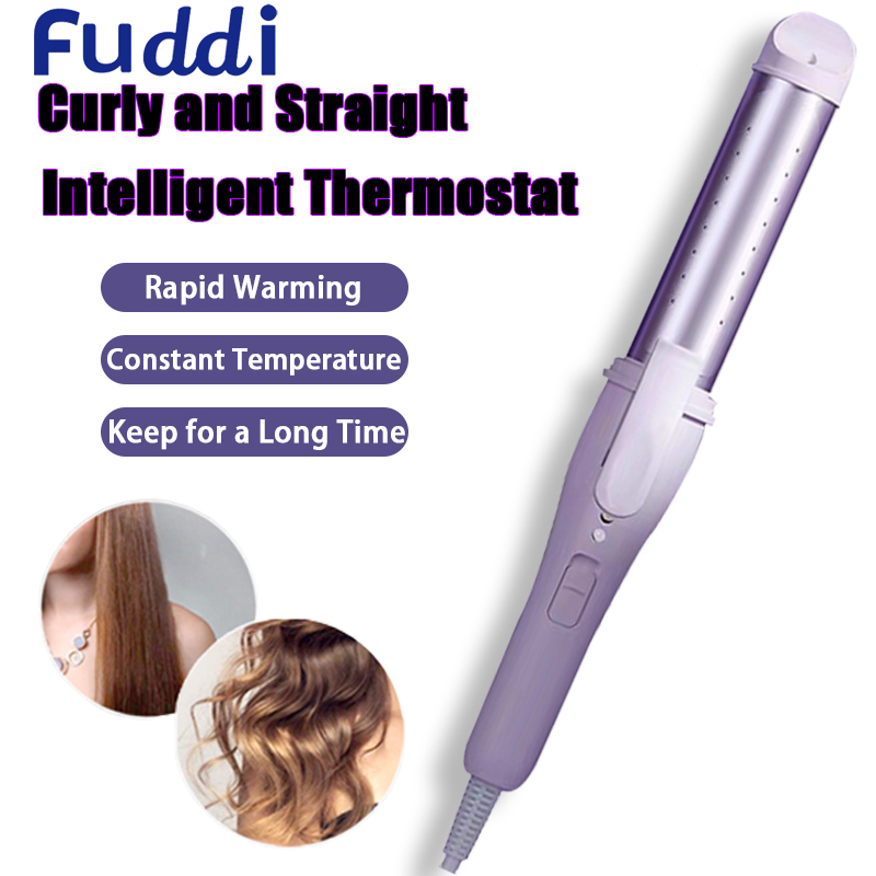 Fuddi Hair Straightener and Curler 2 in 1 Professional Flat Iron Hair ...