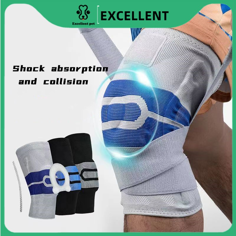 Knee Pads Sports High Compression Silicone Padded Knee Support Brace ...