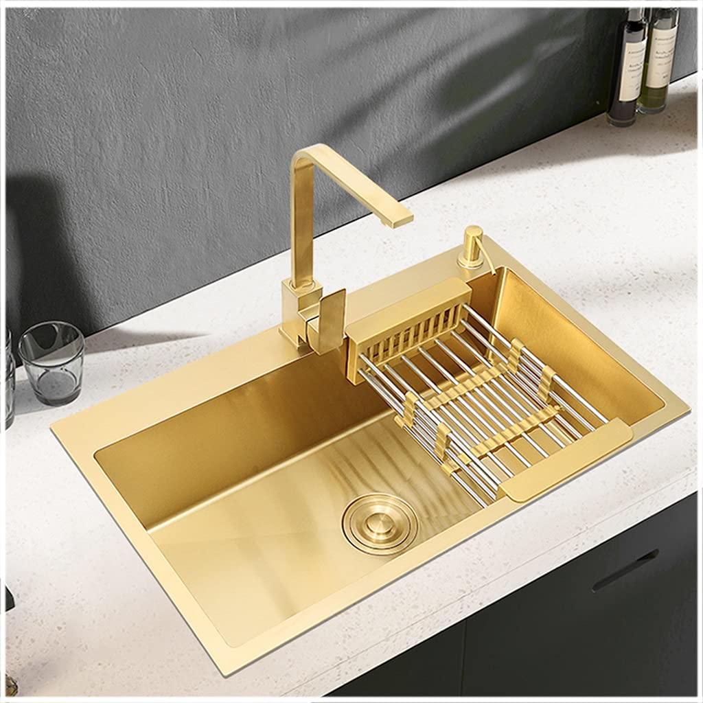 Single Tub Kitchen Sink / Nano Technology Sink 3mm Thickness / 304 ...