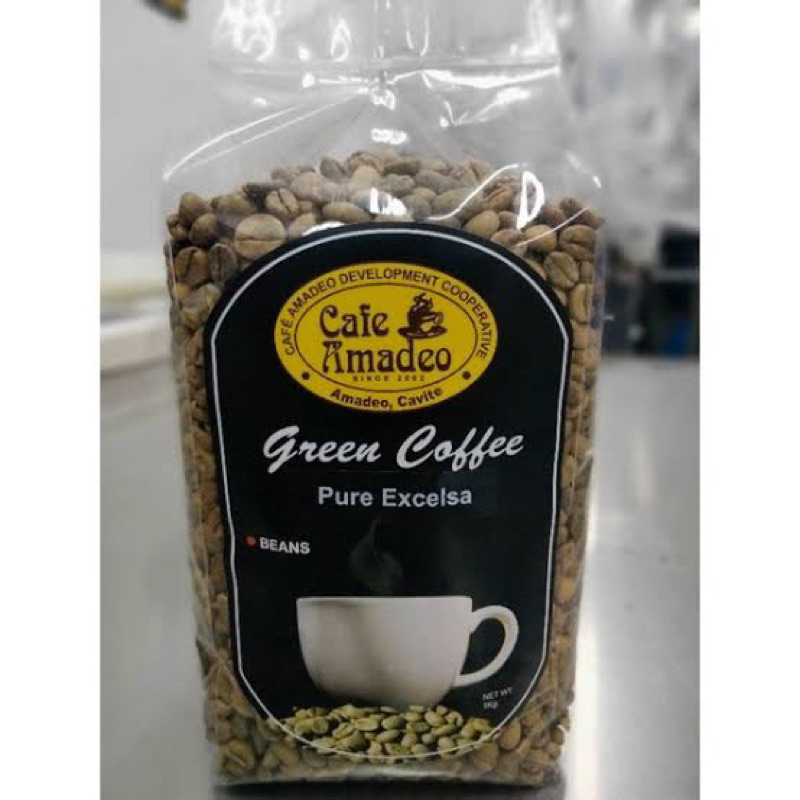 Cafe Amadeo Pure Excelsa RAW BEANS | Shopee Philippines
