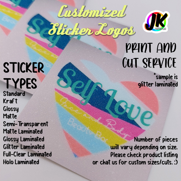 Custom Sticker Logos (Per A4 Sheet) | Shopee Philippines