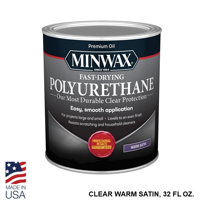 Minwax Fast Drying Clear Polyurethane, 32 fl oz (1 Quart) | Shopee ...