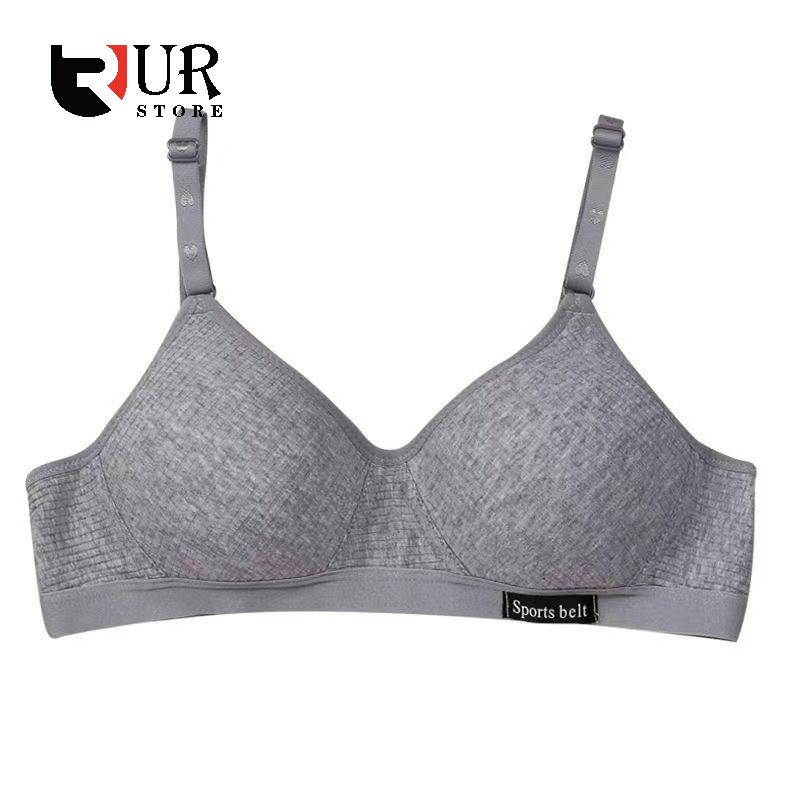 New Thin Cotton Without Steel Ring Gathered Bra For Girl Urstore ...