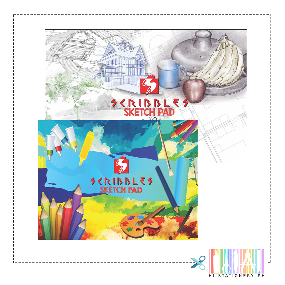 SCRIBBLES SketchPad 20Leaves Drawing Paper | Shopee Philippines