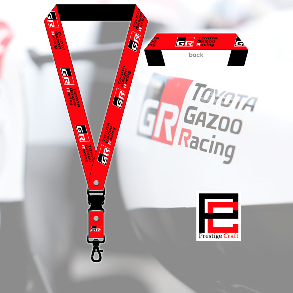 LANYARD Toyota GR Gazoo Racing ID Lace │ Sling │ Car Key │ Key Holder ...