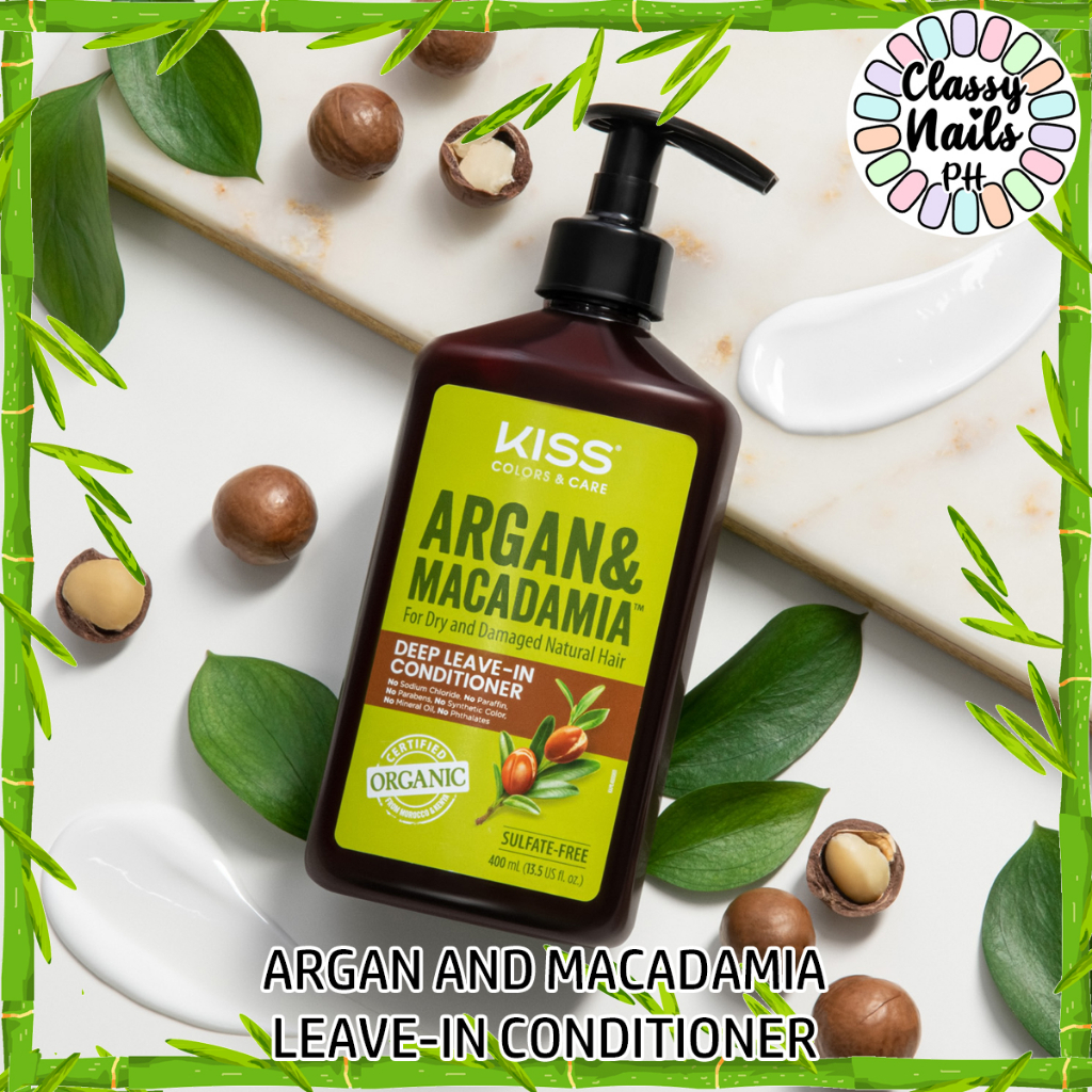 1 BOTTLE • KISS USA • Argan and Macadamia • SULFATE FREE Hair Oil ...