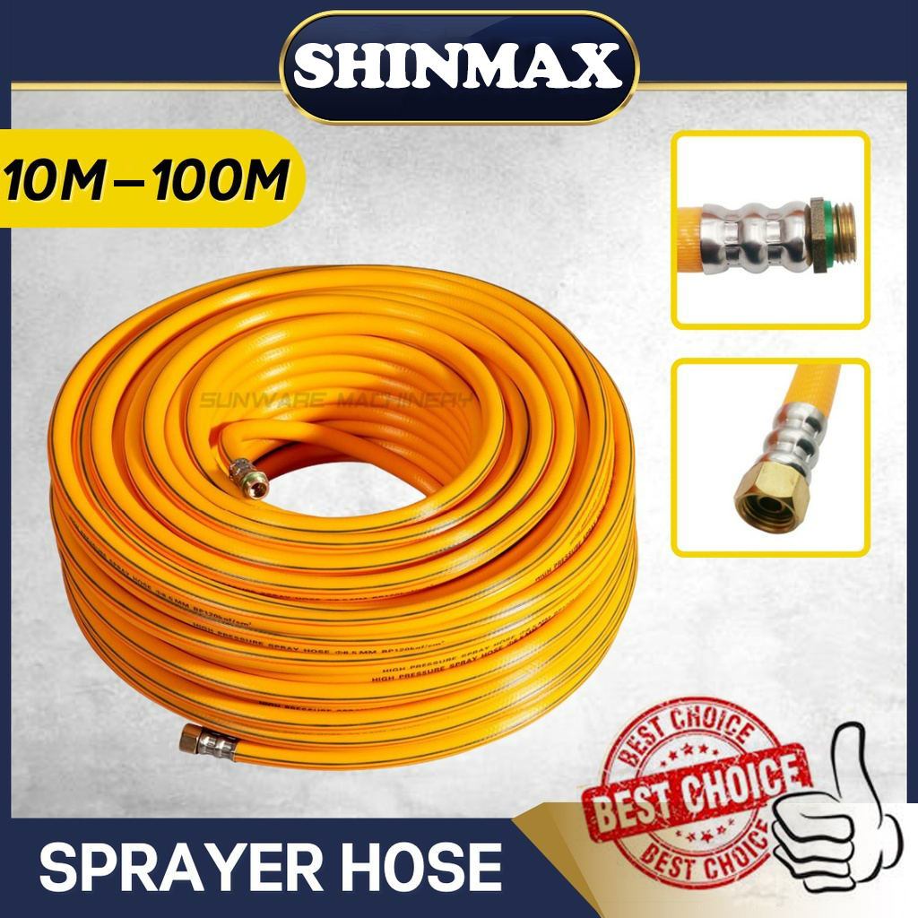 Pressure Washer Power Sprayer Hose 8.5MM 10M 50M Kawasaki Type Power Washer Hose For Car Wash Shopee Philippines