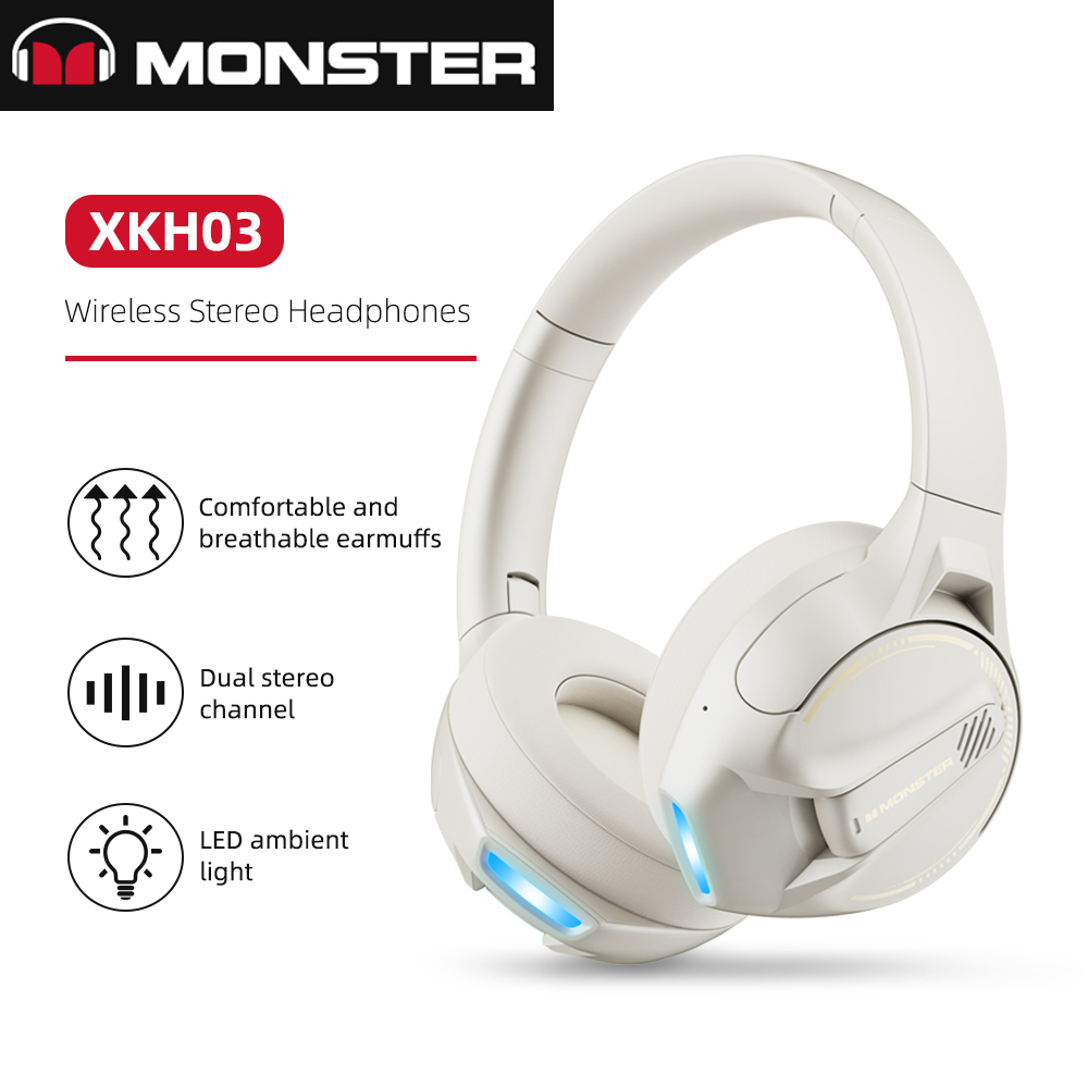 Monster XKH03 Wireless Bluetooth Gaming Headphones | Shopee Philippines