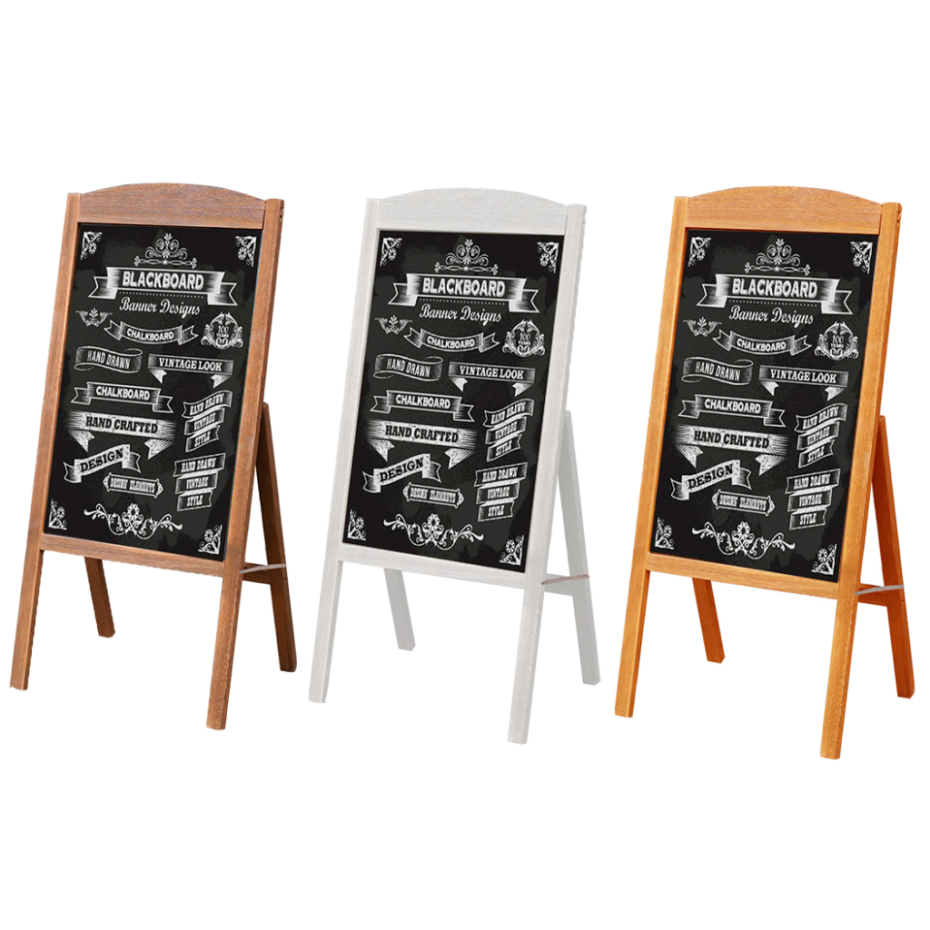 42.5 x 90cm Folding Chalkboard Standee/ Menu Board for Coffee Shops ...