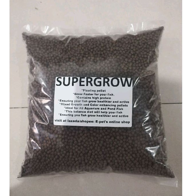 Super Grow 1kg floating pellet | Shopee Philippines