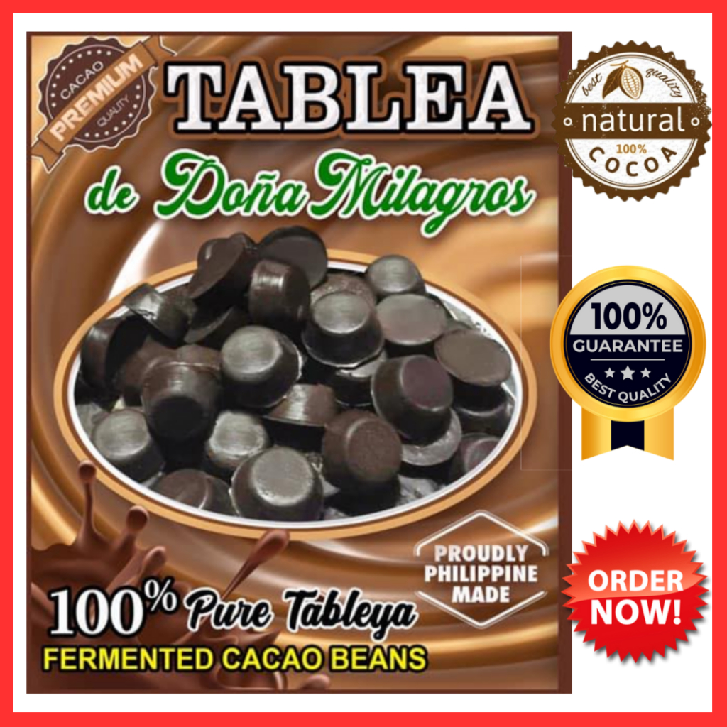 Fermented Pure Doña Milagros Tablea de Cacao Cocoa best for champorado ...