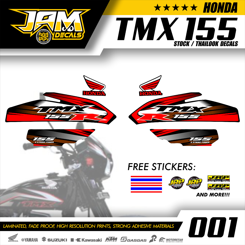 Honda TMX 155 Stock / Thailook Decals | Shopee Philippines