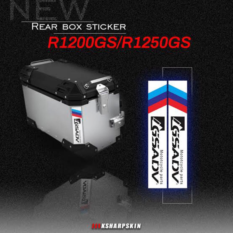 GS ADV sign Reflective Decals Stickers For BMW R1200GS LC Adventure ...