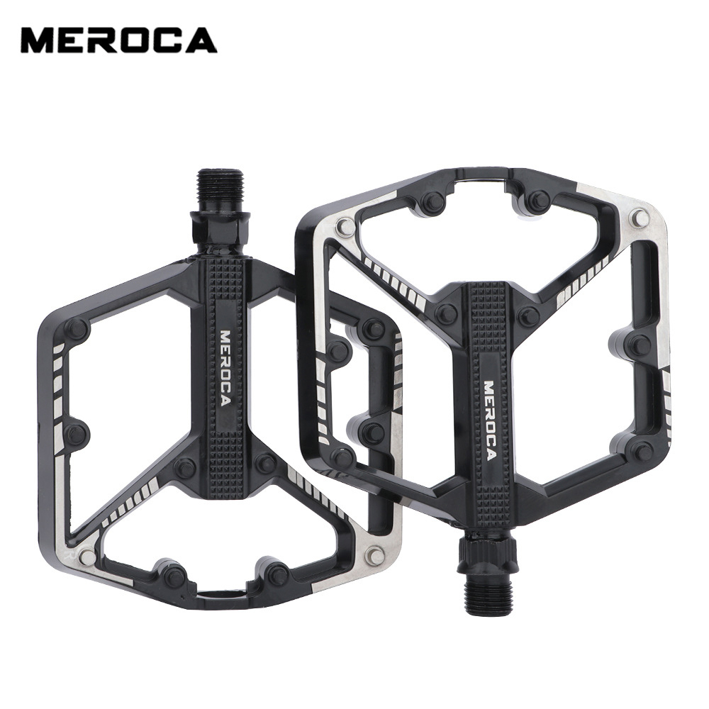 Meroca Bicycle pedal Road bike Aluminum Alloy Pedal Ultra-light Non ...