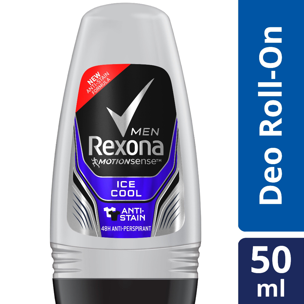Rexona Men Motionsense Roll On Deodorant Ice Cool 50ml | Shopee Philippines