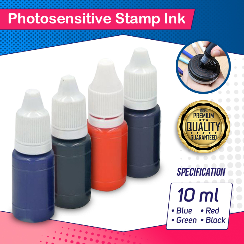 10ML Oil Based Photosensitive Stamp Ink for Company Stamps or Self ...