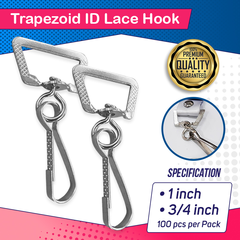 Trapezoid Design ID Hook Accessory for ID Lace Making (100pcs/pack ...