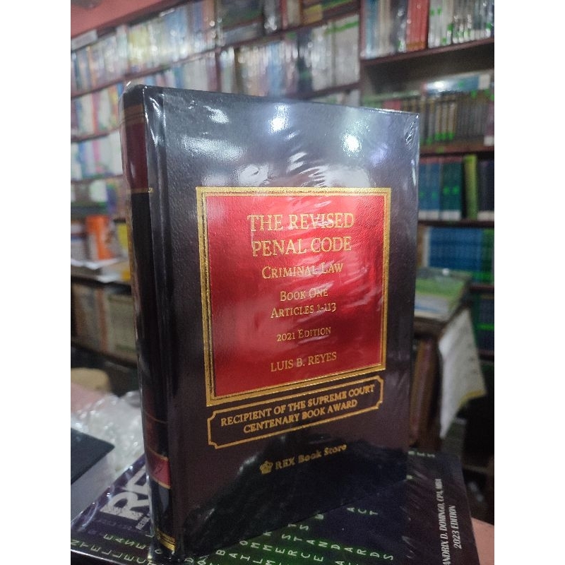 THE REVISED PENAL CODE Criminal Law Book 1 and 2 by Reyes | Shopee ...