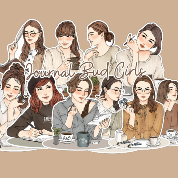 20 pcs Journal Bud Girl Stickers | Shopee Philippines