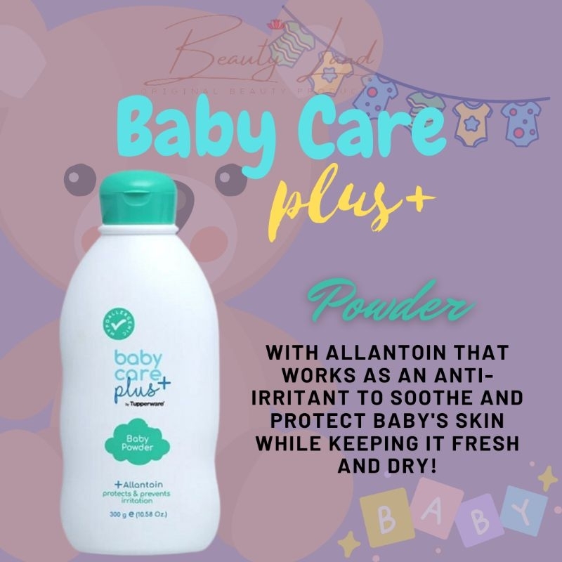Baby Care Plus+ White Baby Powder 200g and 300g | Shopee Philippines