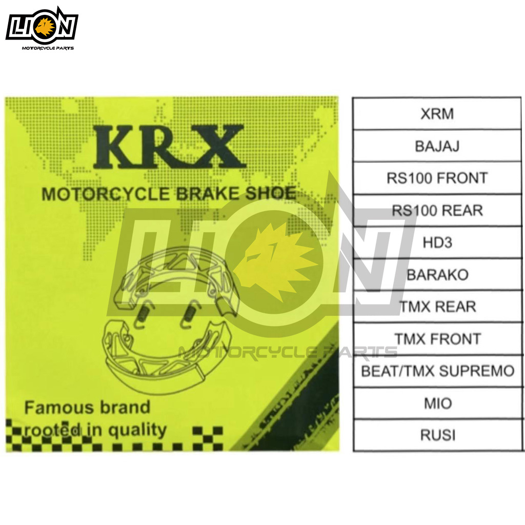 LION Motorcycle Brake Shoe | Shopee Philippines