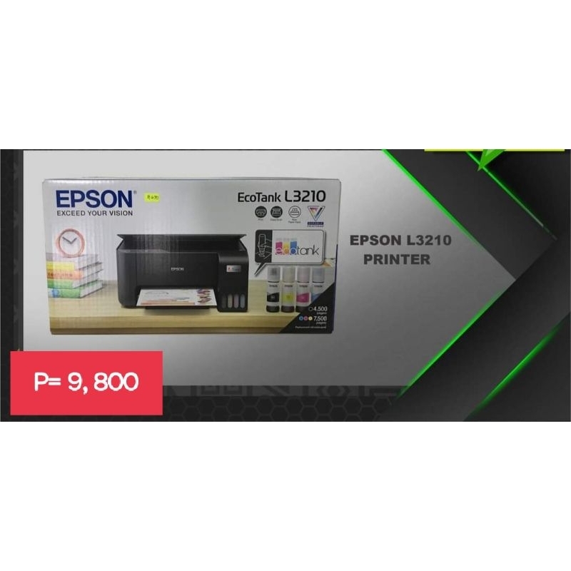 EPSON PRINTER ORIGINAL ( EPSON L121,L3210,3250 ) | Shopee Philippines