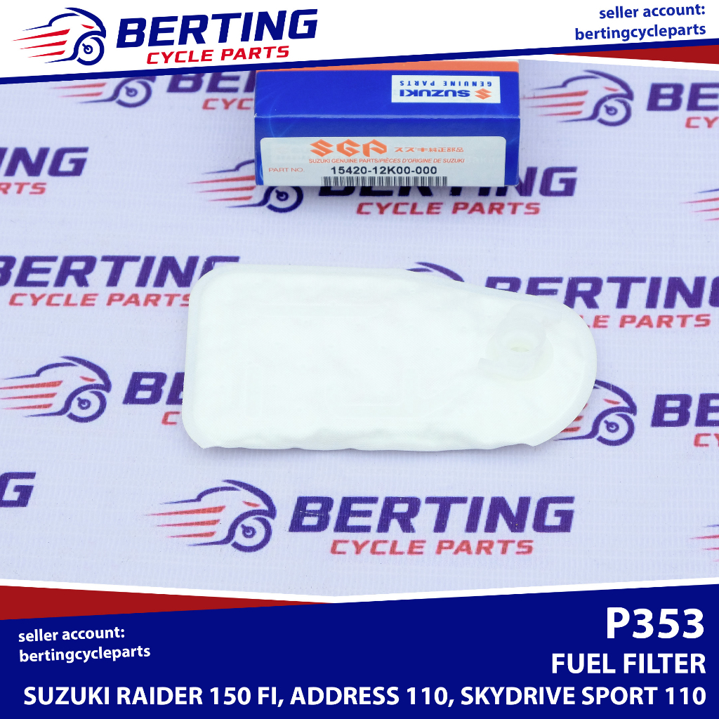 SGP FUEL FILTER Suzuki Raider 150 FI Address 110 Skydrivesport 110 ...