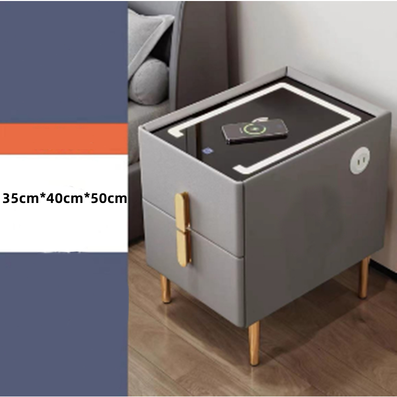 BASICHOUSE Ultra-narrow Bedside Table Modern Minimalist Bedroom Solid ...