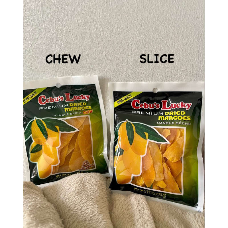Cebu’s Lucky Premium Dried Mangoes 100grams CHEW AND SLICE | Shopee Philippines