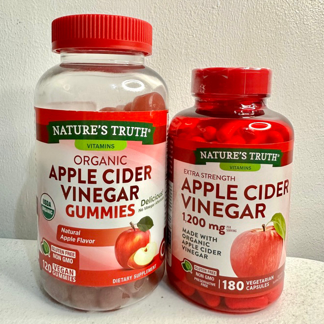 Natures Truth Organic Apple Cider Vinegar Gummies Or Capsules From Us