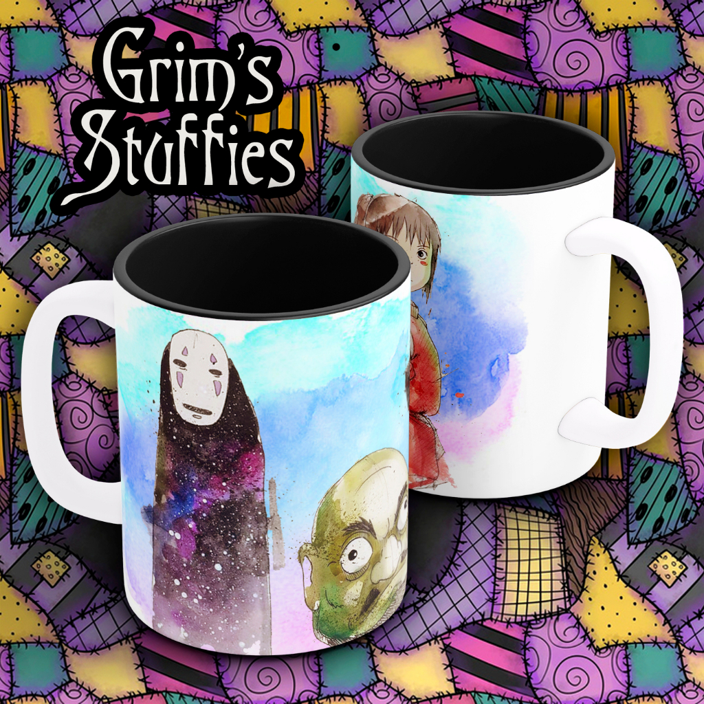 Spirited Away Mug + Coffee Mug, No Face, Studio Ghibli t06 | Shopee ...