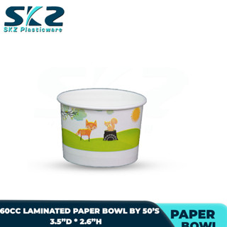 SKZ Paper Bowl Laminated with design 110cc 220cc 260cc 320cc 390cc ...