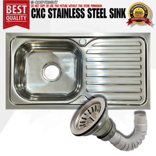 SUS 304 STAINLESS STEEL KITCHEN SINK / WITH FILTER (LABABO / FAUCET ...