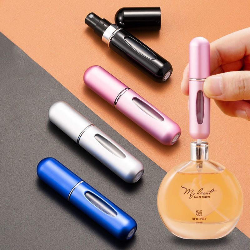 5ml High-end Perfume Bottle Refillable Bottle Portable Self-pump Spray ...