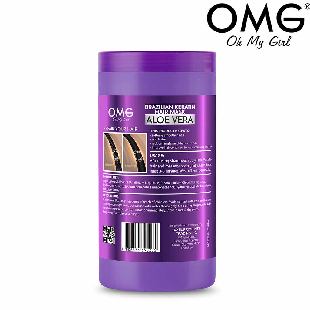OMG Brazilian Keratin Hair Mask 1000ml | Shopee Philippines