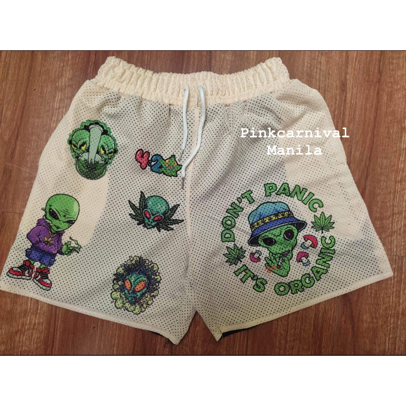 Mesh Shorts Aliens collection | Shopee Philippines