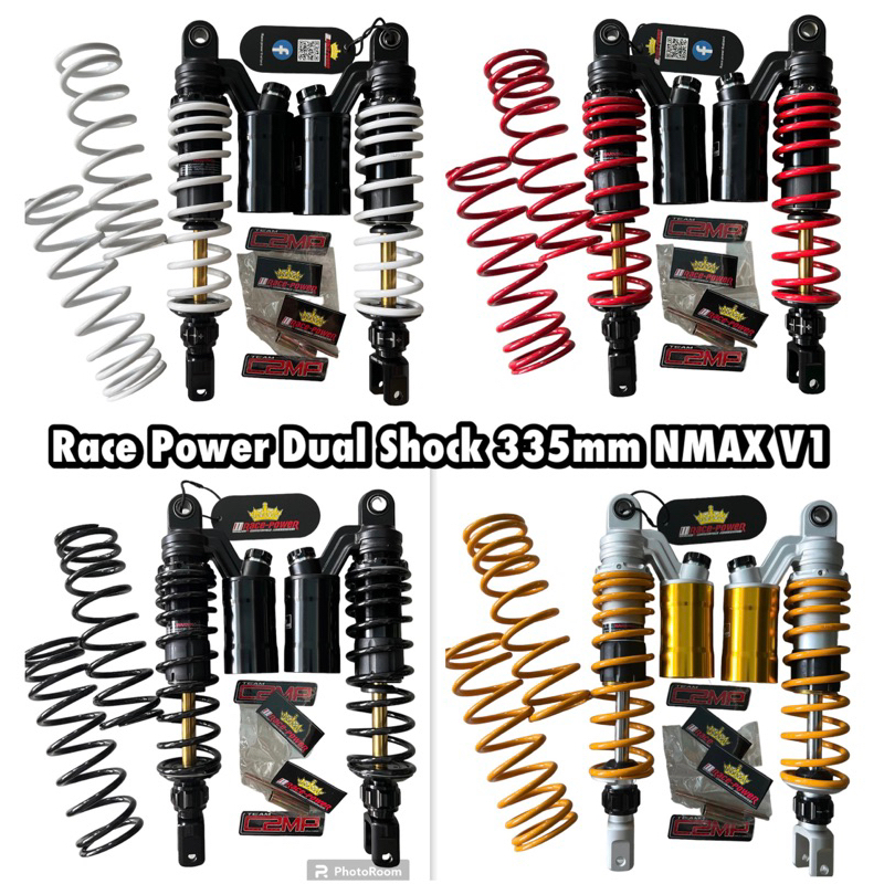 Race Power 335mm NMAX V1 Dual Shock (tabas konti untog yung pihitan ng ...