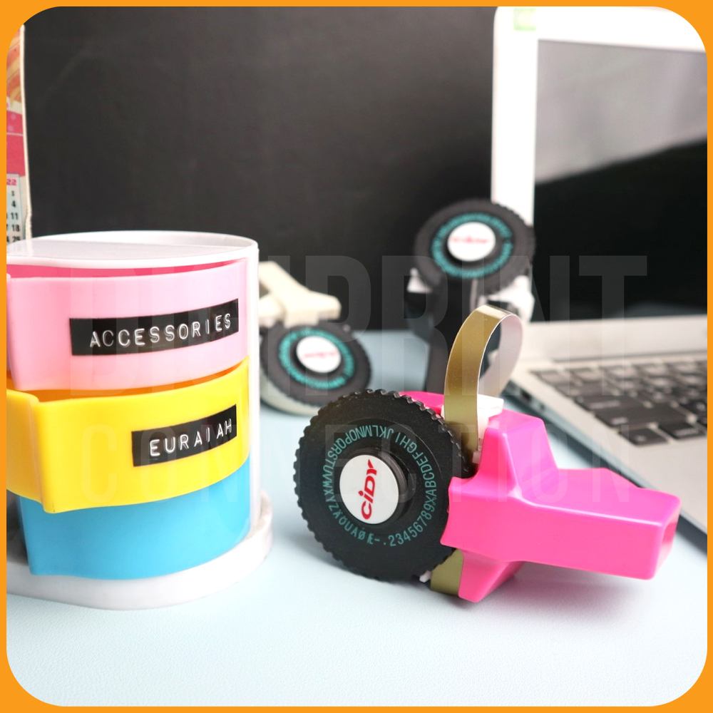 Label Maker Cidy Manual with FREE 2 TAPES (9mm x 3mtrs) Manual ...