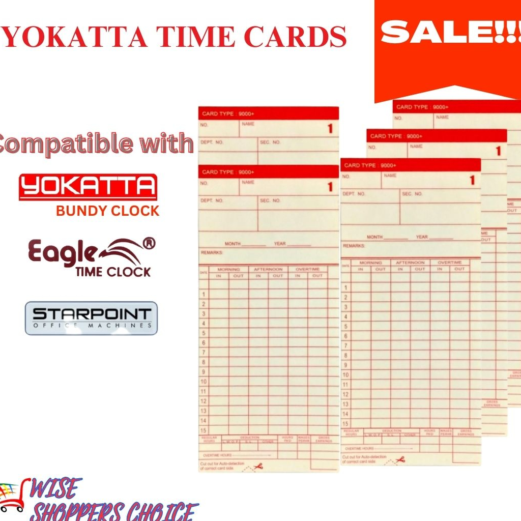 Time card record Time card attendance machine Yokatta c9000 time card ...