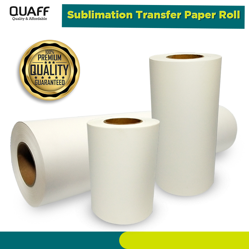 QUAFF Sublimation Paper Roll 100gsm 8.2 inches | 12inches | 24inches ...